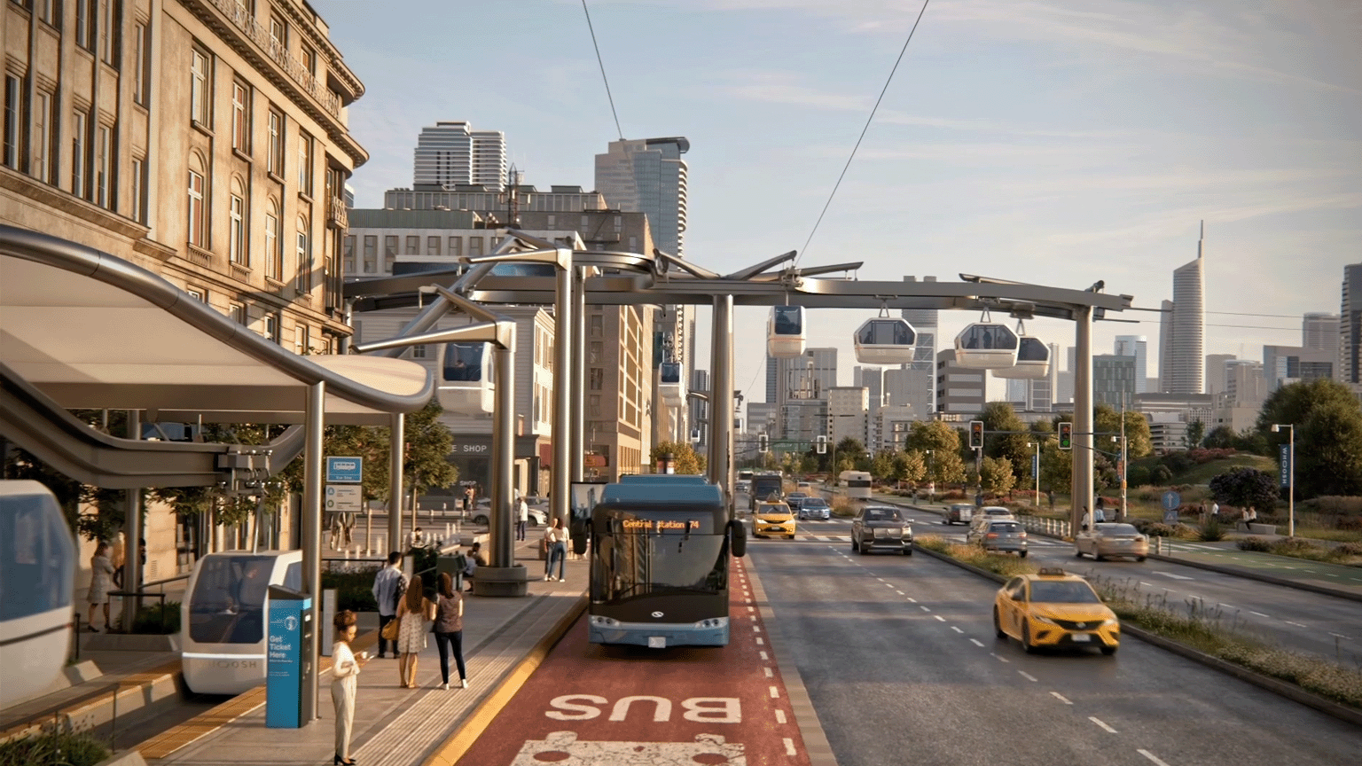 Modular Transit for Fast-Growing Cities, Real Estate Developments